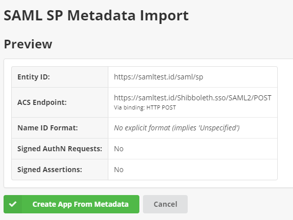 SAML Client Apps