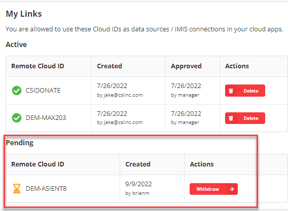 Cloud ID Account Linking