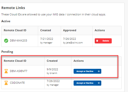 Cloud ID Account Linking