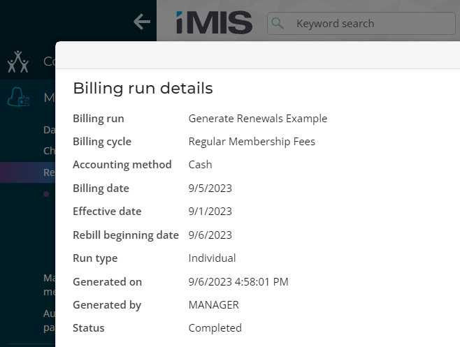 Generate Renewals Tutorial